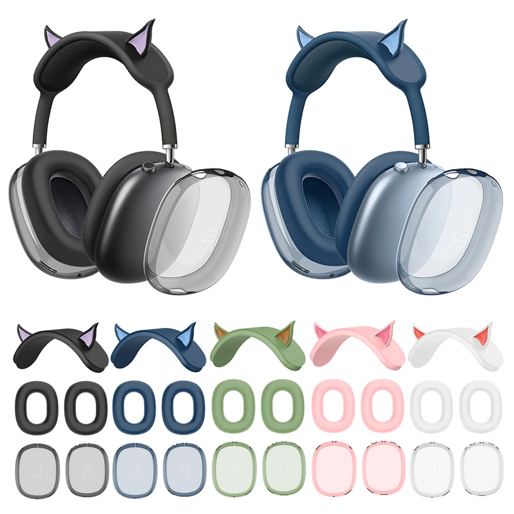 Прозрачный силиконовый чехол для ушей эльфа 3 в 1, чехол из ТПУ, чехол ...