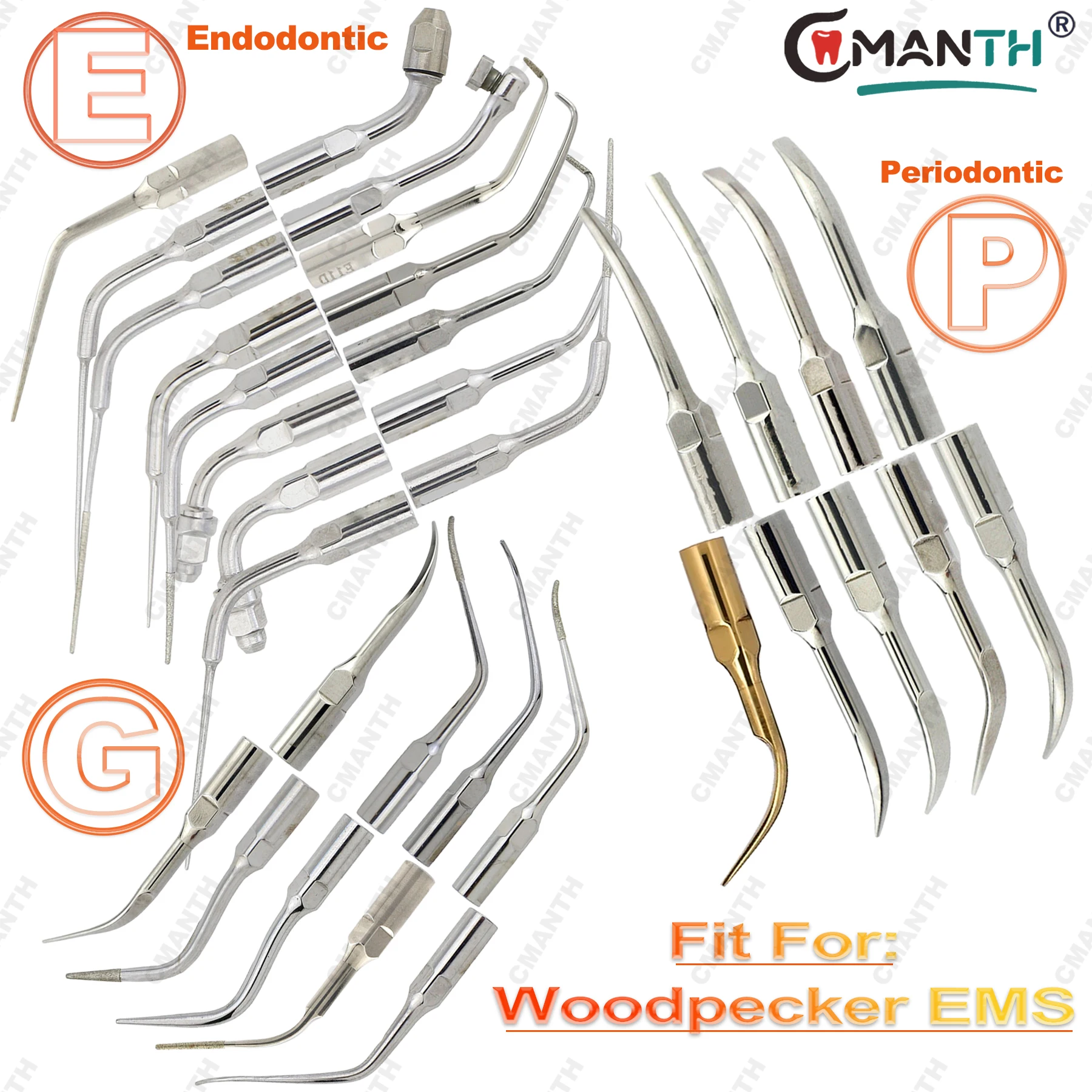 Насадки для стоматологического скалера CMANTH, совместимые с WOODPECKER ...