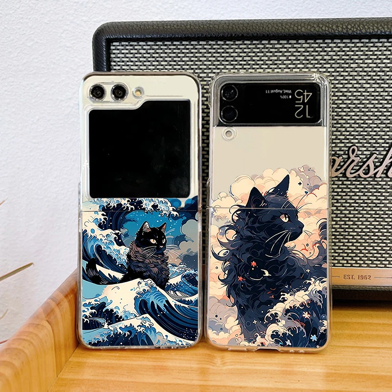 Модный чехол для телефона INS Korea The Great Wave Black Cat для ...