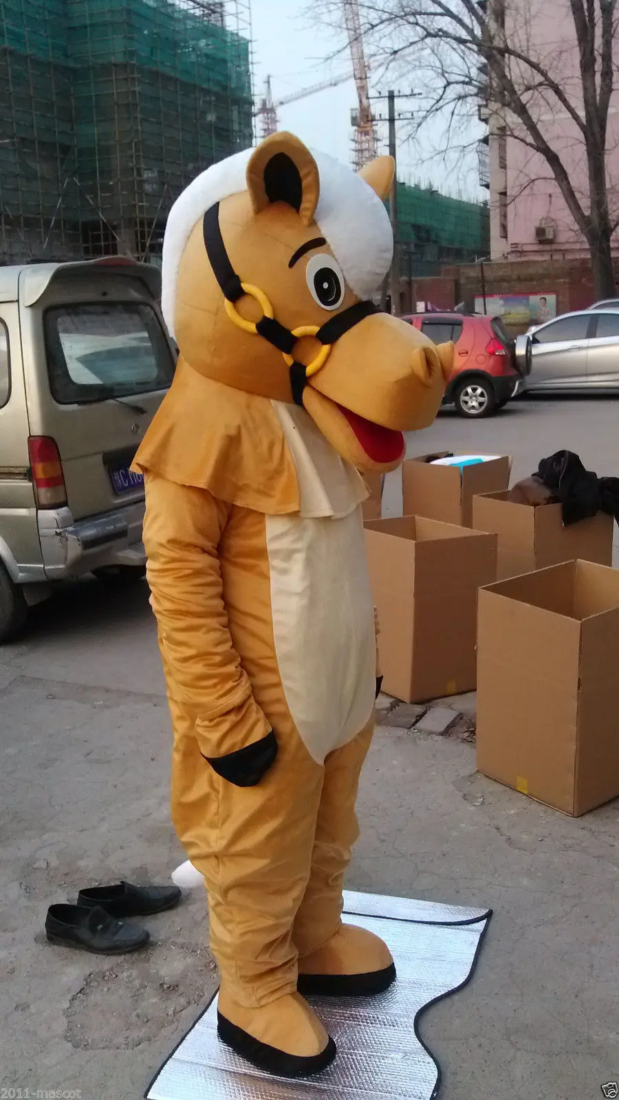 Furry Quadsuit Horse Costume