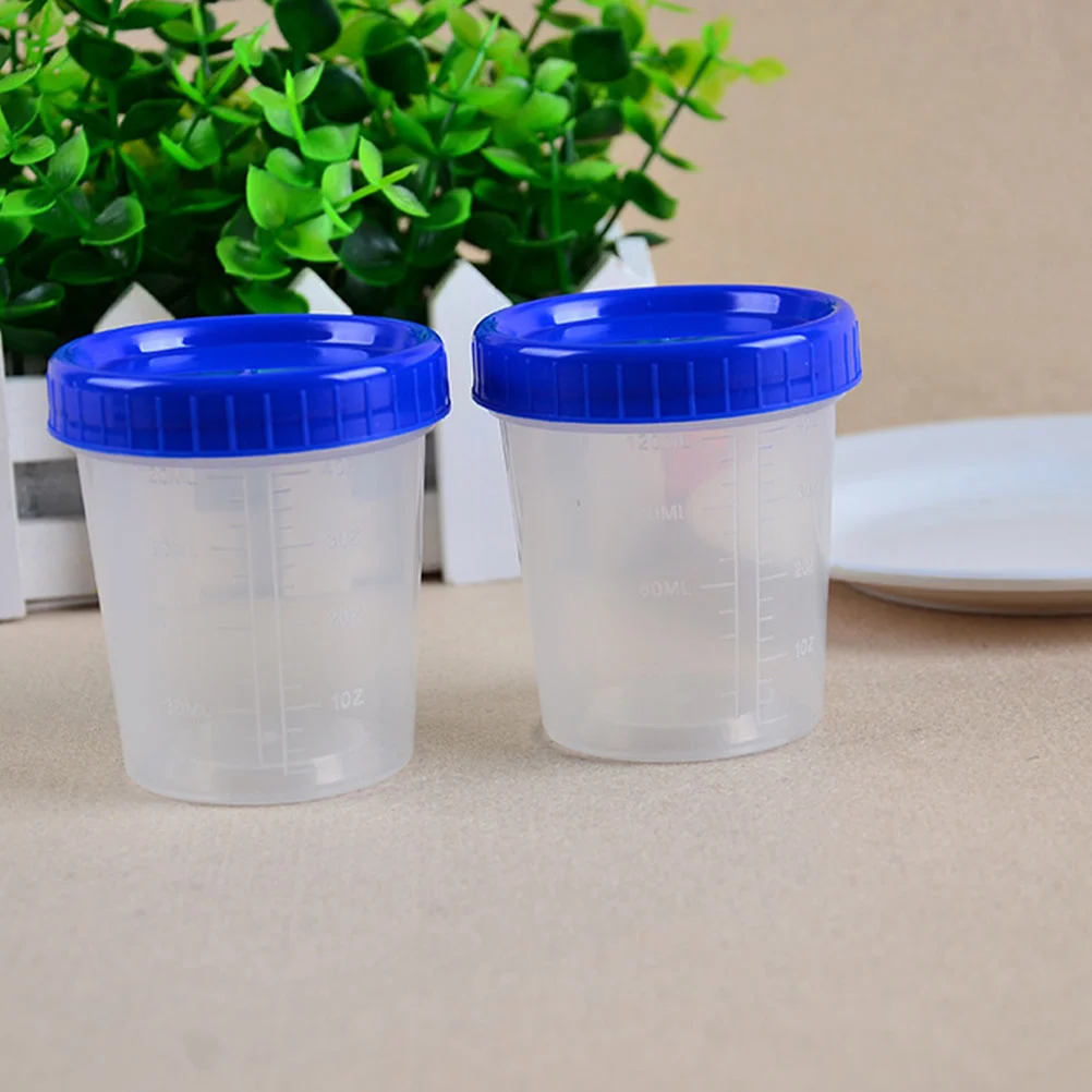 Specimen Cup Cups Urine Sample Containerlids Stool Sterile Measuring ...