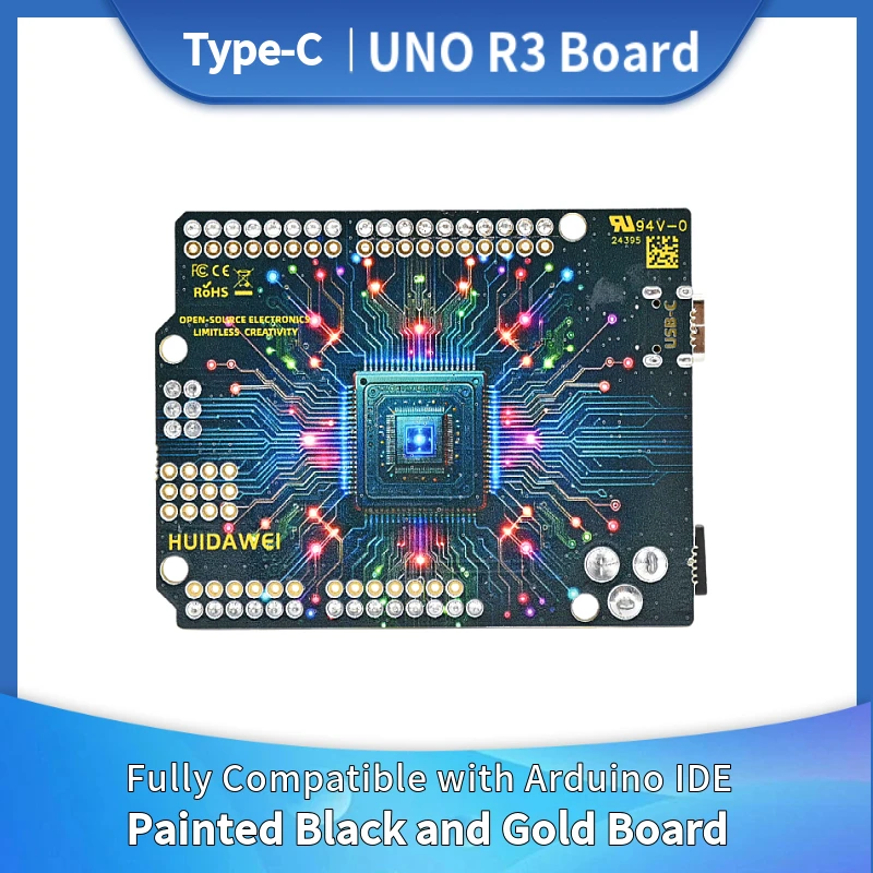 Плата декорирования UNO R3, ATmega328P Type-C (совместимая макетная ...