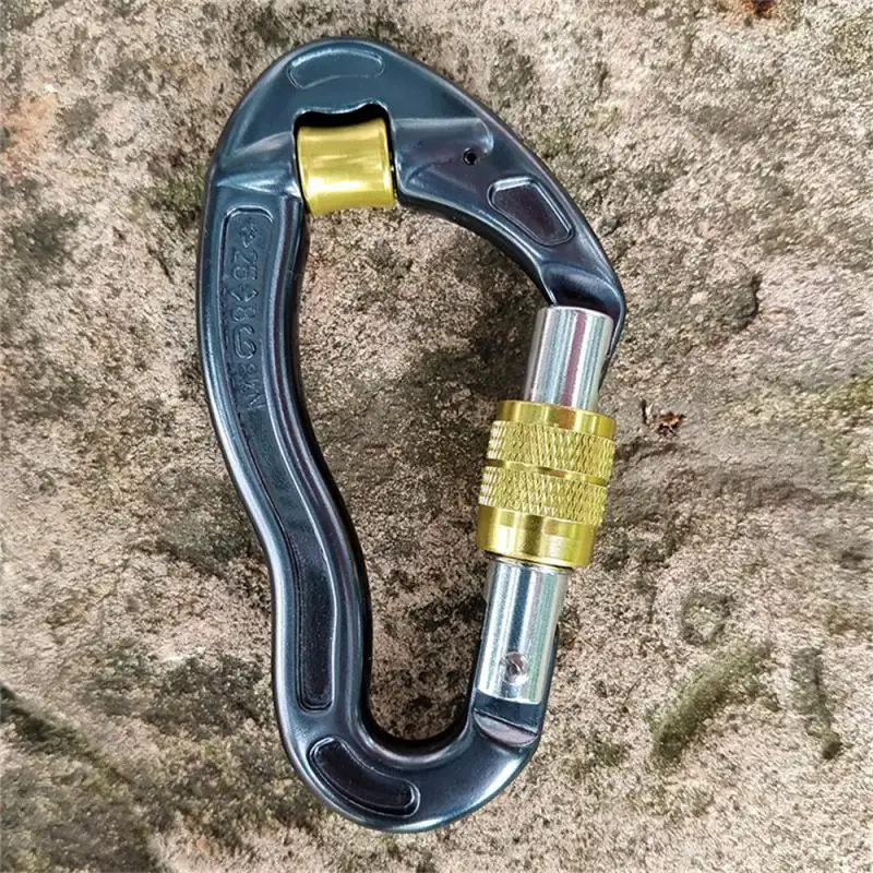 Screwgate Pulley Wheel Mountaineering Climbing Carabiner Buckle ...