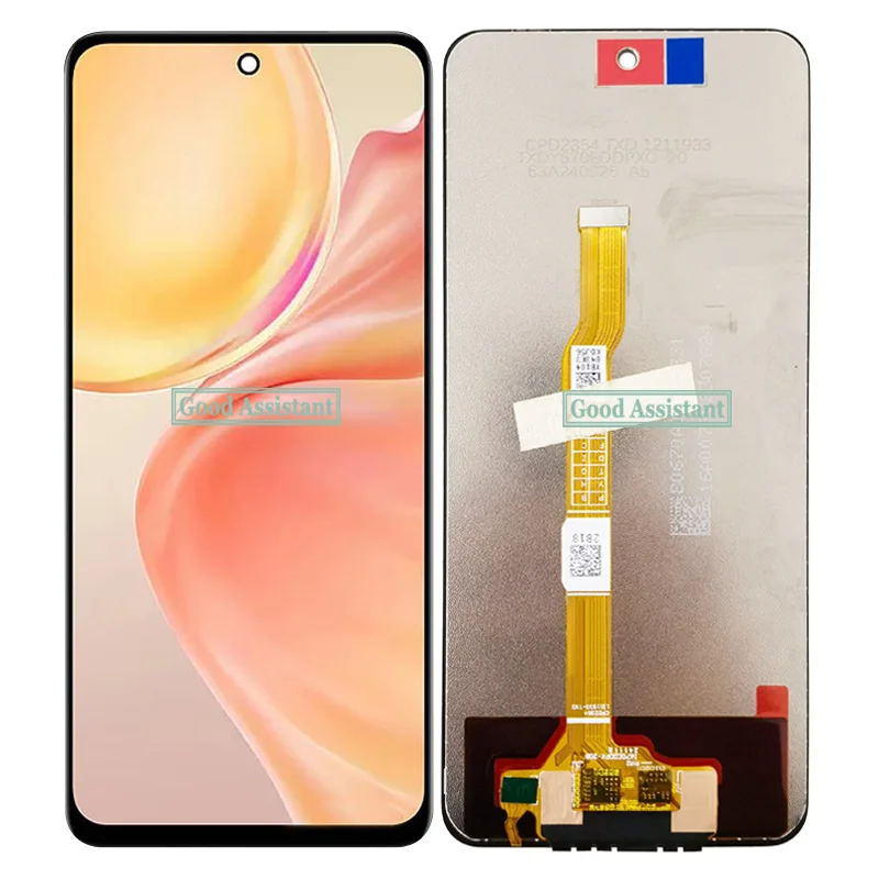 6,68 дюймовый черный для Vivo Y28 4G V2352 ЖК-дисплей сенсорный экран ...