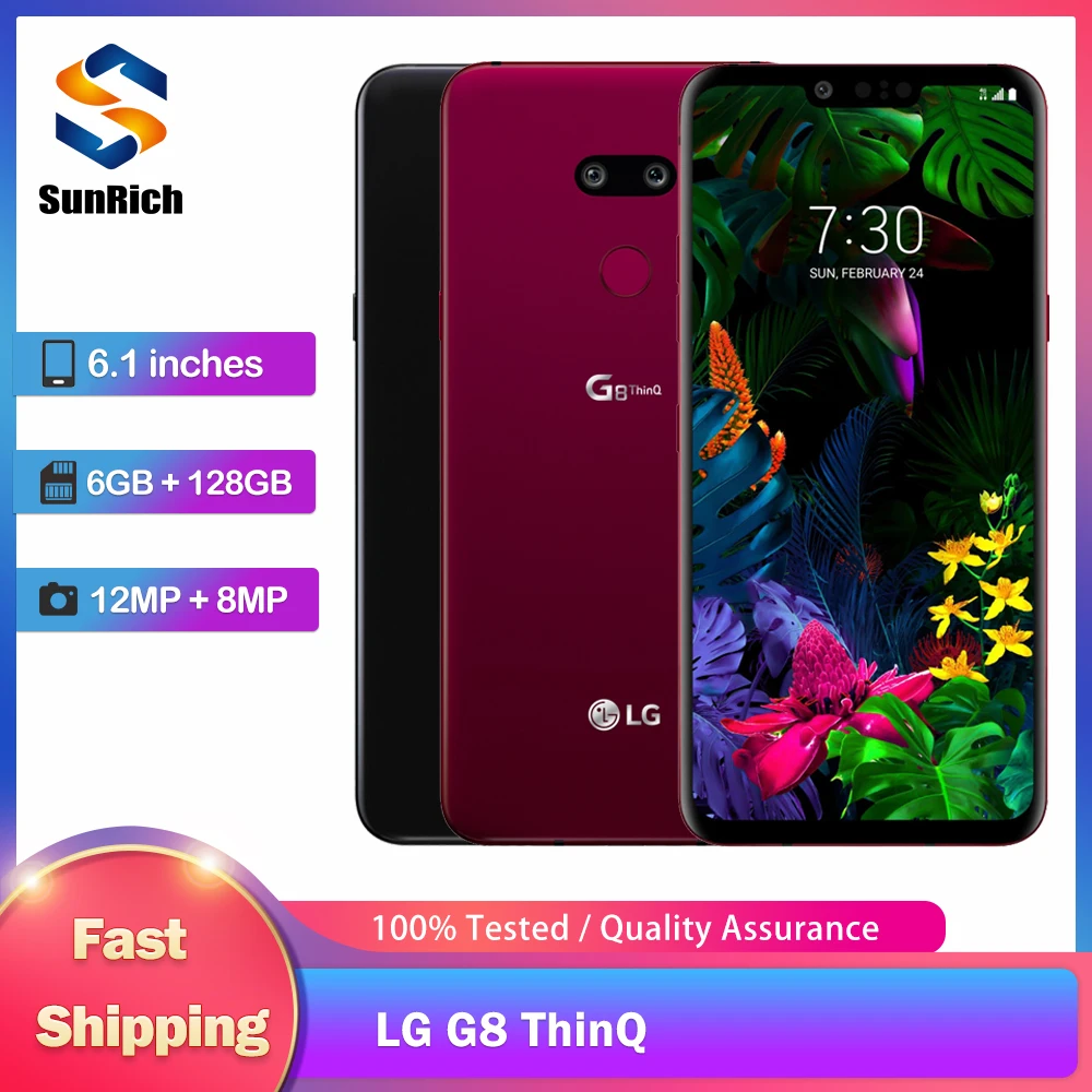 Смартфон LG G8 ThinQ, 6/128ГБ, global, Б/у | AliExpress