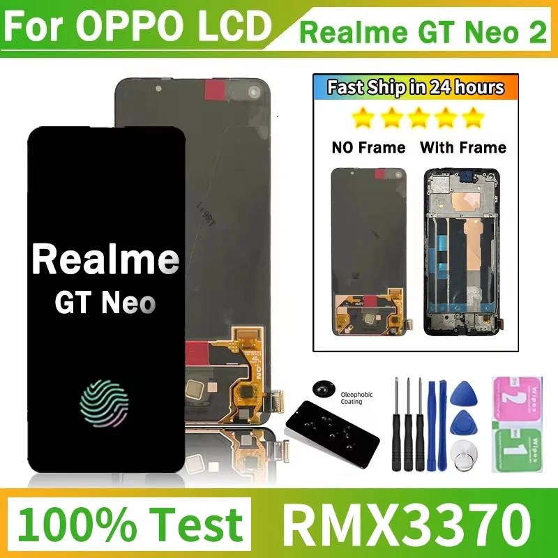 6,62 "AMOLED новый для Oppo Realme GT Neo2 ЖК-дисплей с цифровым ...
