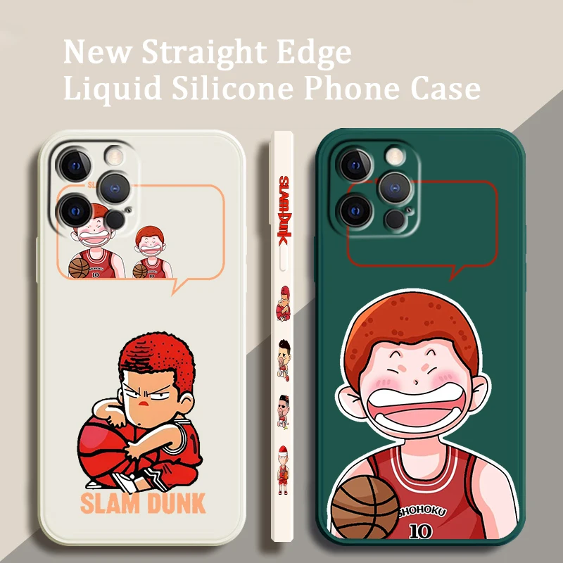 Slam Dunk Anime Cool Art For Apple iPhone 16 15 14 13 12 11 XR XS X Pro ...