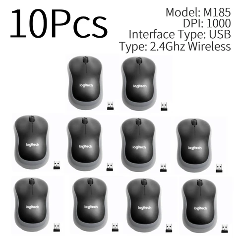 Logitech wireless m185 - купить недорого | AliExpress