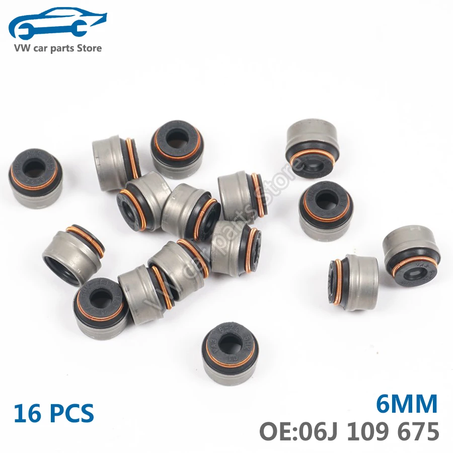 Масляное уплотнение стержня клапана двигателя 06J109675 8/16, диаметр 6 ...