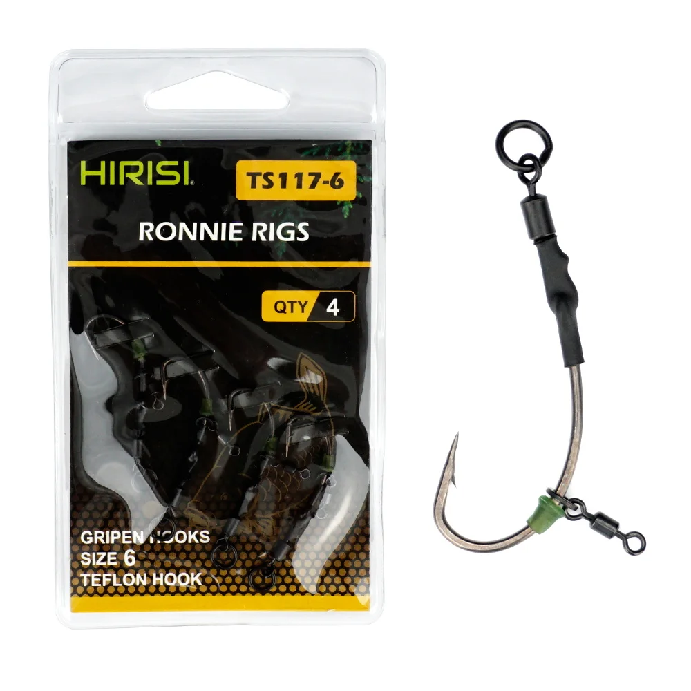 Hirisi Наборы Рыболовных Оснасток Ronnie Rig 4 шт. | AliExpress