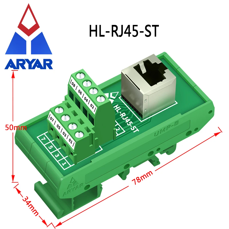 ARYAR HL-RJ45-ST вертикальный разветвитель RJ45 | AliExpress