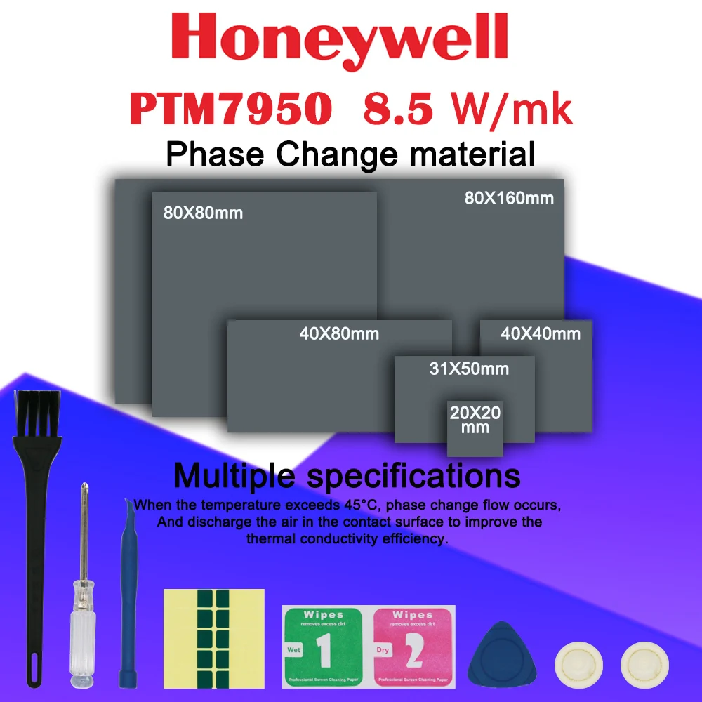Honeywell PTM7950 термопаста для охлаждения | AliExpress