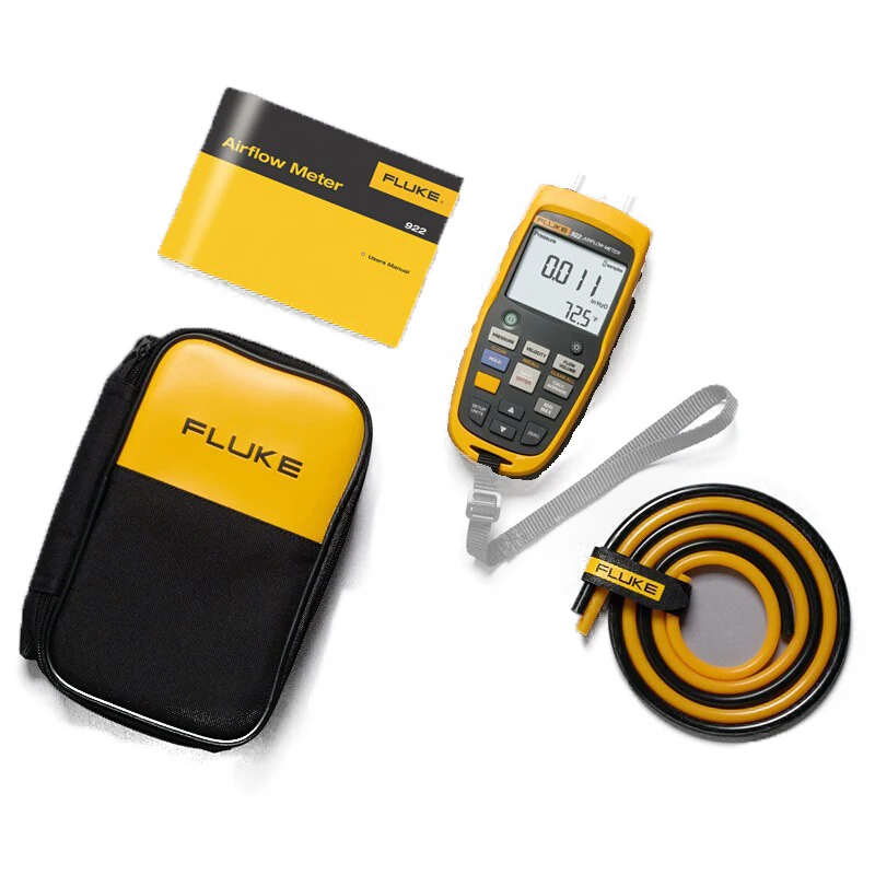 Fluke 922 / Fluke 922 KIT Измеритель воздушного потока давления HVAC ...