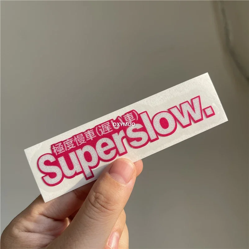 Superslow Japanese Words Sticker Car Tape Vinyl for Auto Truck Decal ...