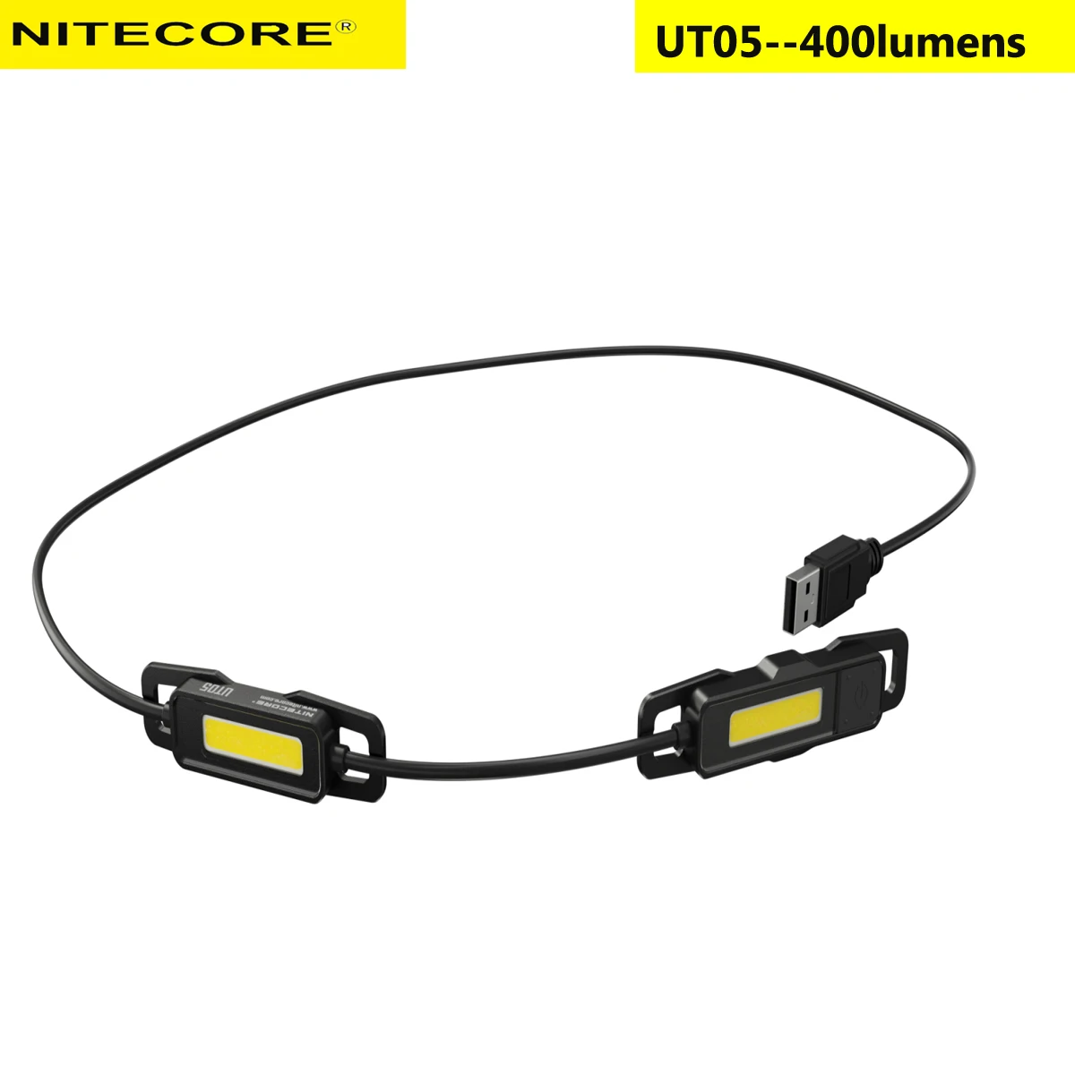 Налобный фонарь NITECORE UT05, легкий, перезаряжаемый, белый, красный цвет, внешний налобный ...