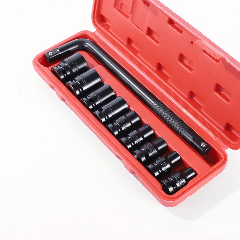 10-Piece Set Car Manual 1/2 Pneumatic Extended Socket Wrench Tire ...