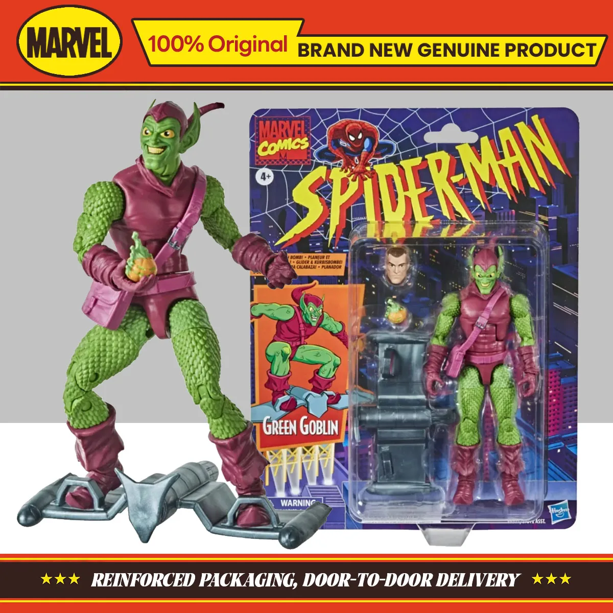 Marvel Legends Series Green Goblin 6-дюймовая фигурка Bandai | AliExpress