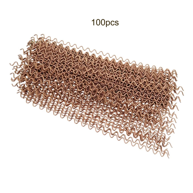 100Pcs Dent Pulling Wavy Wires For Spot Welder Panel Pulling Wiggle Wires
