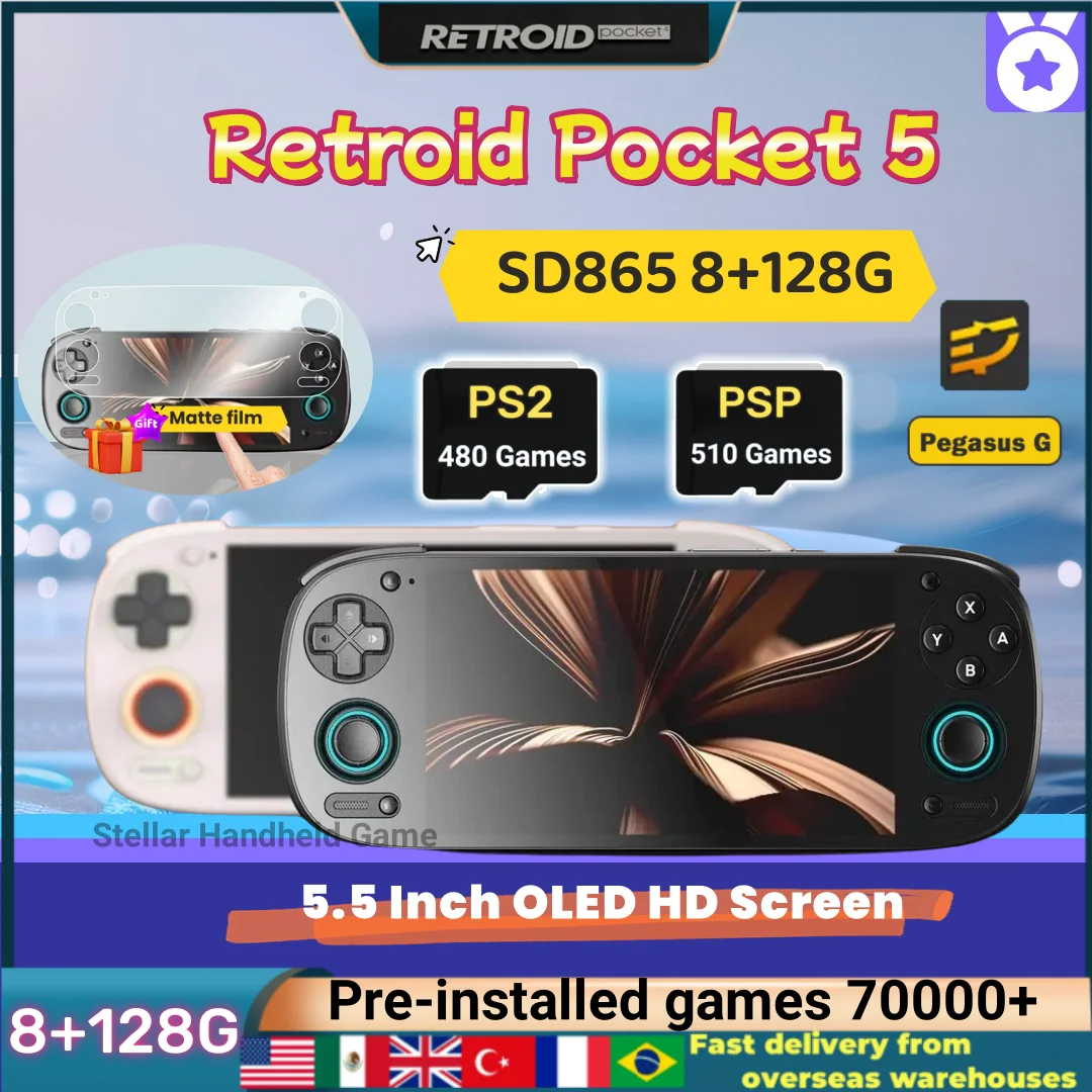 Retroid Pocket 5 Rp5 Портативная игровая консоль | AliExpress