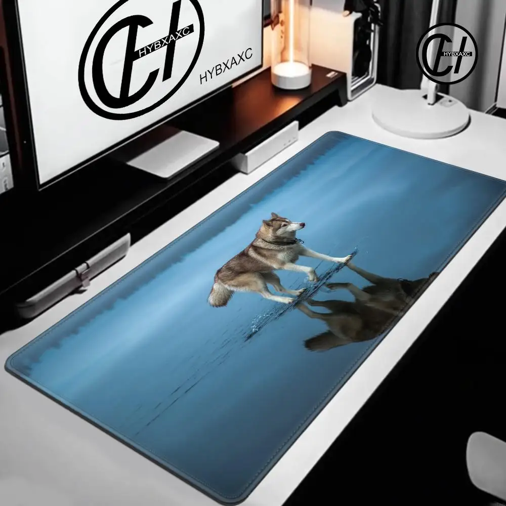 Dog Husky Mouse Pad Gamer XL Computer HD New Custom Mousepad XXL Mouse ...