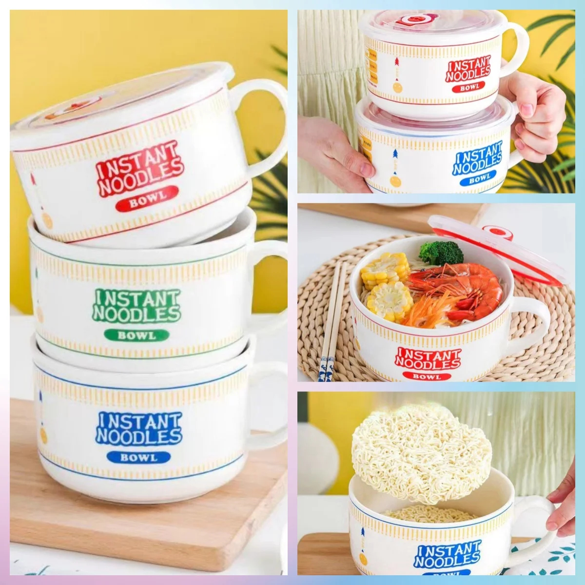 Керамическая миска для супа большой емкости | AliExpress