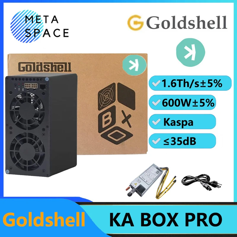 Новый Goldshell KA BOX PRO 1,6Th/s 600W Kaspa Miner малошумящие майнеры ASIC для домашнего ...