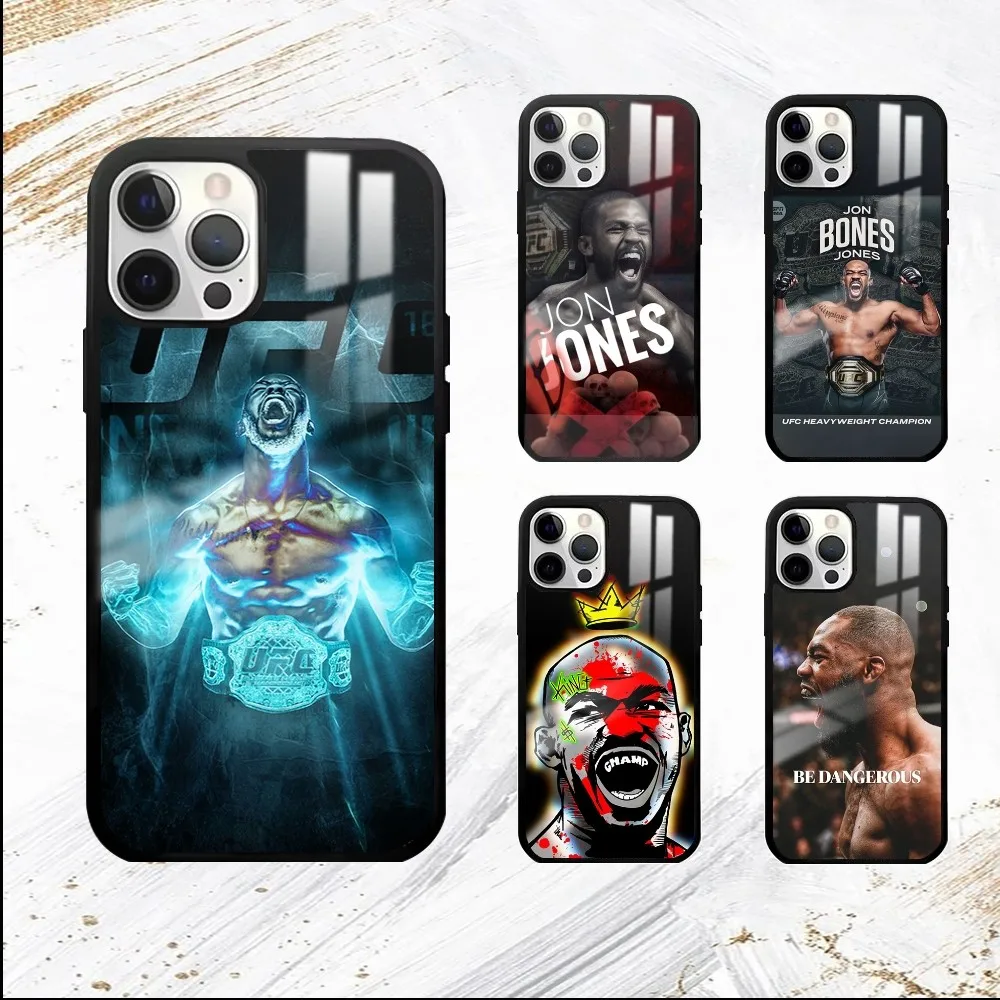 J-Jon Jones Power Boxer Phone Case For iPhone 16 15 14 13 12 11 Pro Max ...