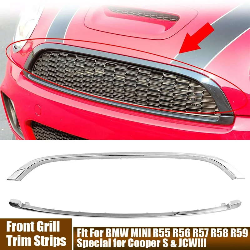 Накладки на переднюю решетку автомобиля для BMW MINI R55 R56 R57 R58 ...