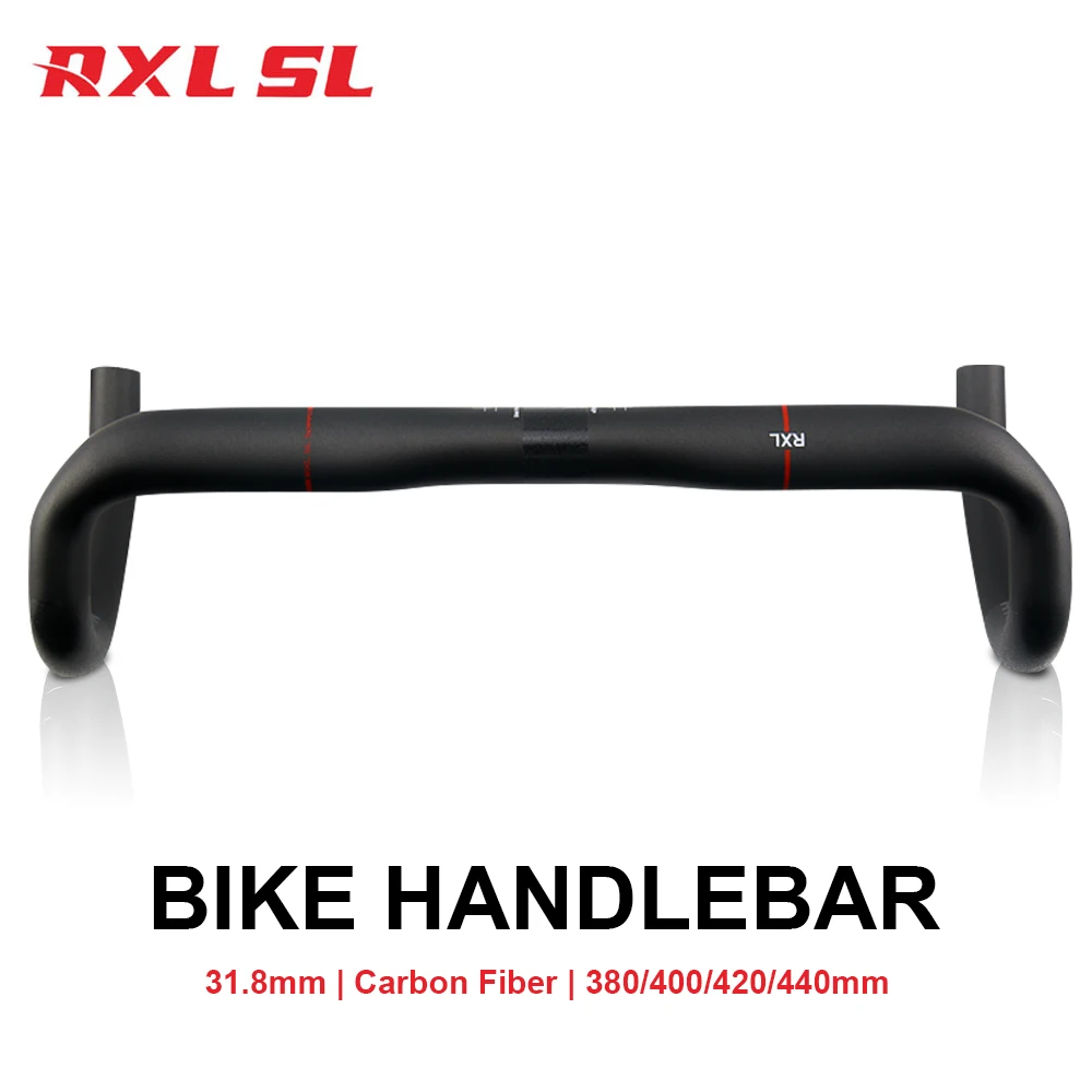 RXL SL Карбоновый руль для шоссейных велосипедов 380/400/420/440 мм ...