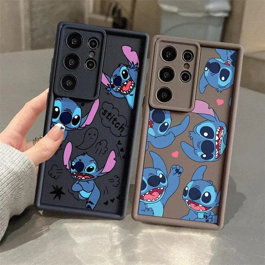 Disney Stitch Phone Case for Samsung Galaxy S24 Ultra S23 FE S22 S23 S20 Plus S21 S20 FE Note 20 ...