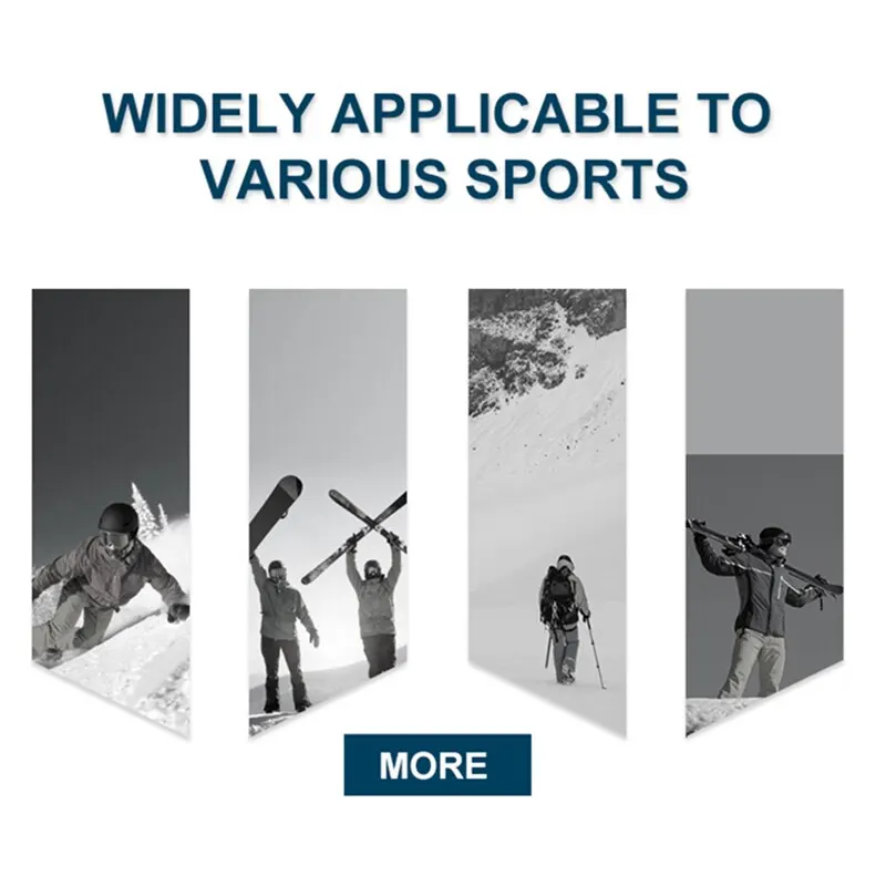 Мужские зимние перчатки, цвет черный | AliExpress