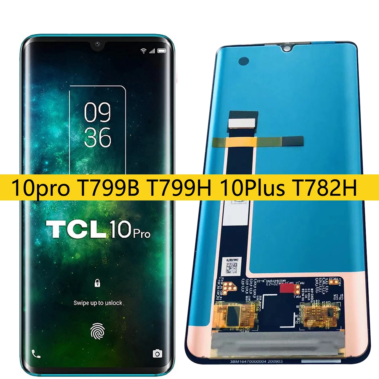 Новый оригинальный AMOLED Замена для TCL 10 Pro 10pro T779 T799B T799H ...