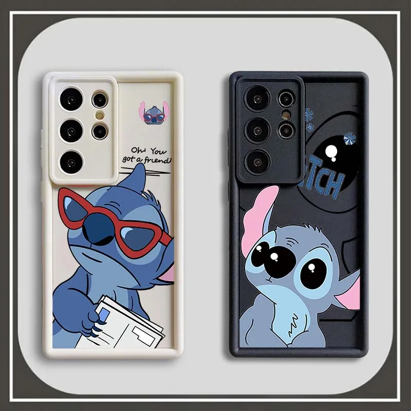 Disney Lilo & Stitch Cartoon For Samsung Galaxy S25 S24 S23 S22 S21 S20 Ultra Plus FE 5G Eye ...