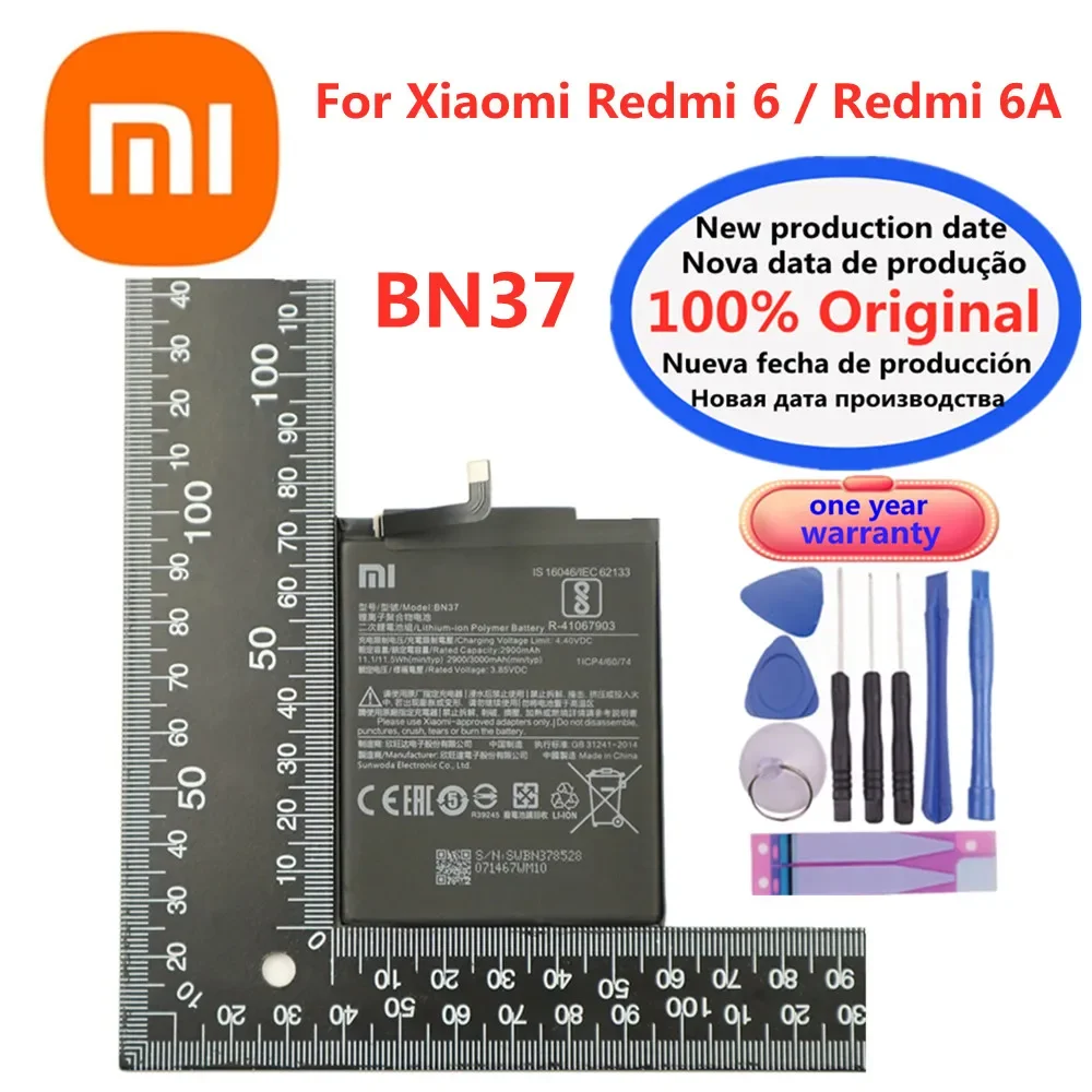 Аккумулятор BN37 для Xiaomi Redmi 6A / Redmi 6 Redmi6 Redmi6A, 3000 мАч ...
