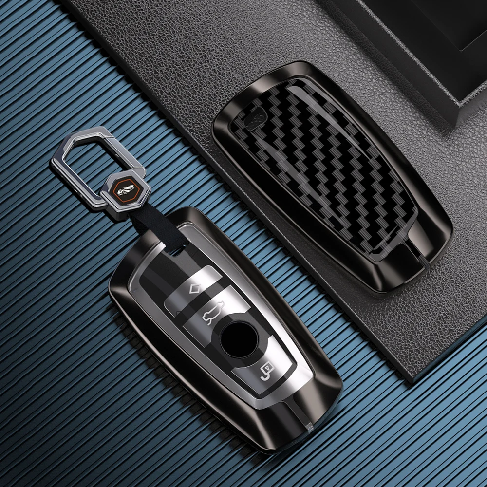 Zinc Alloy Car Key Case Cover For BMW 1 3 5 7 Series X1 X3 X4 X5 X6 G20 ...
