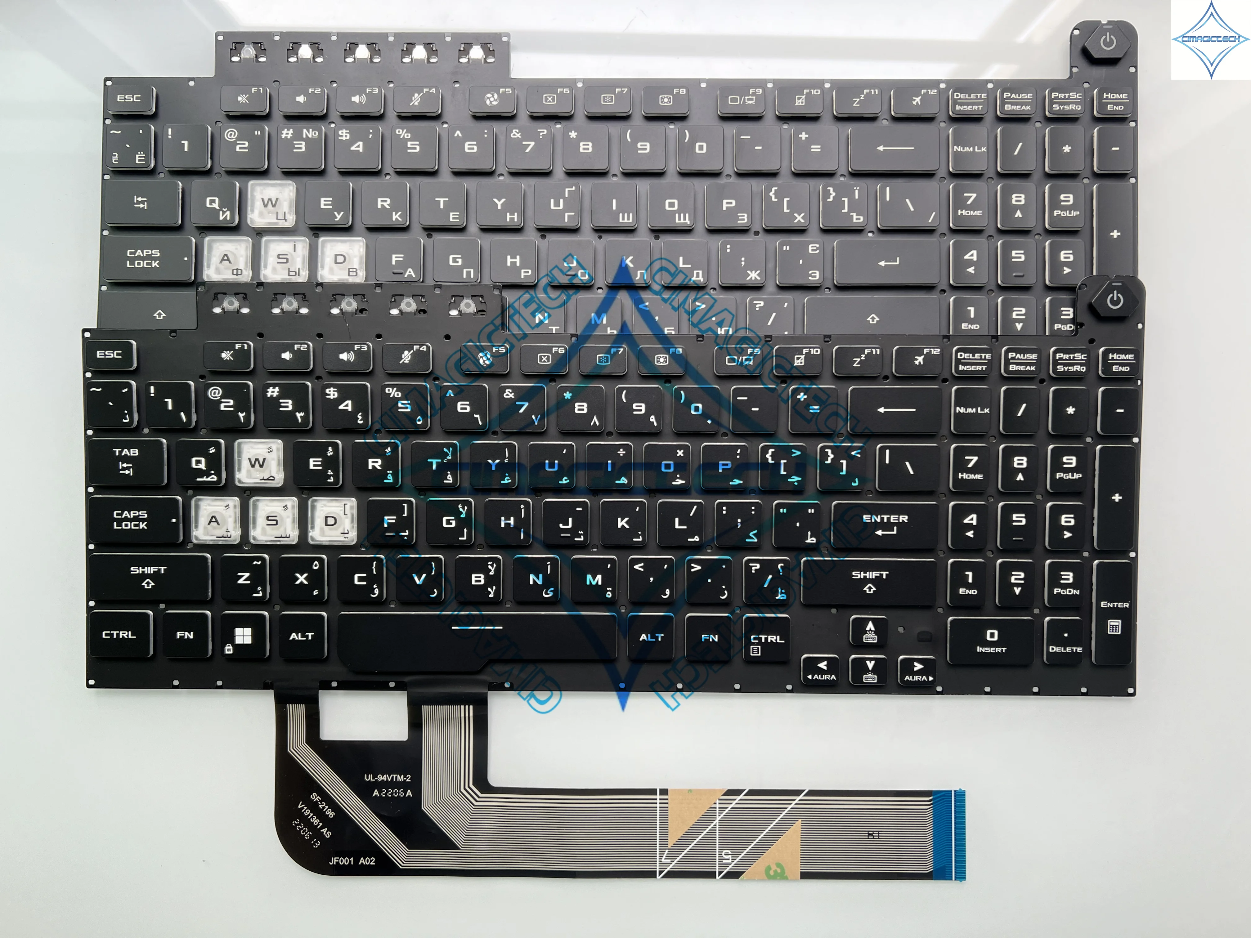 Клавиатура для ASUS TUF Gaming F15 FX506 FA506 FX506H FX506LI FX506LH F17 FX706 FA706 FX706LI ...