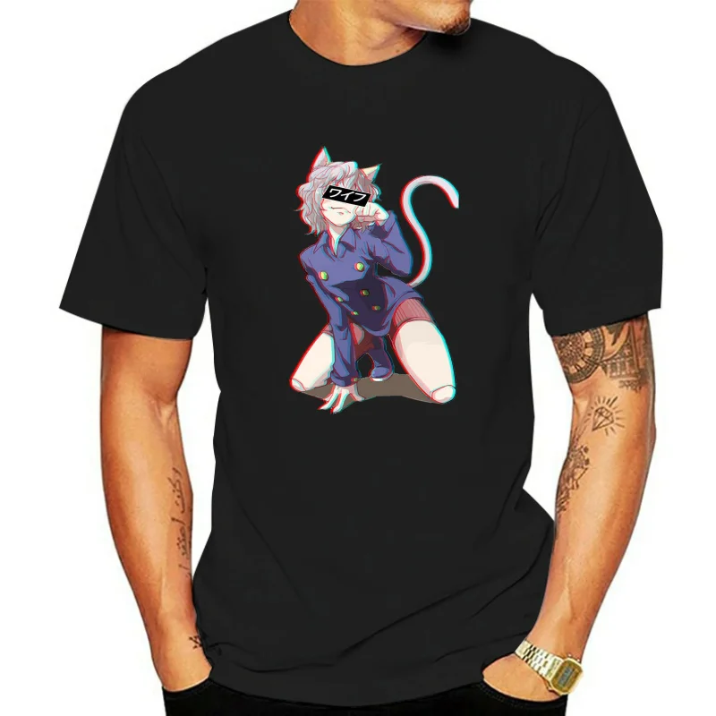 Hunter X Hunter Vaporwave Neferpitou Pitou Glitch Printed Men'S T-Shirt ...