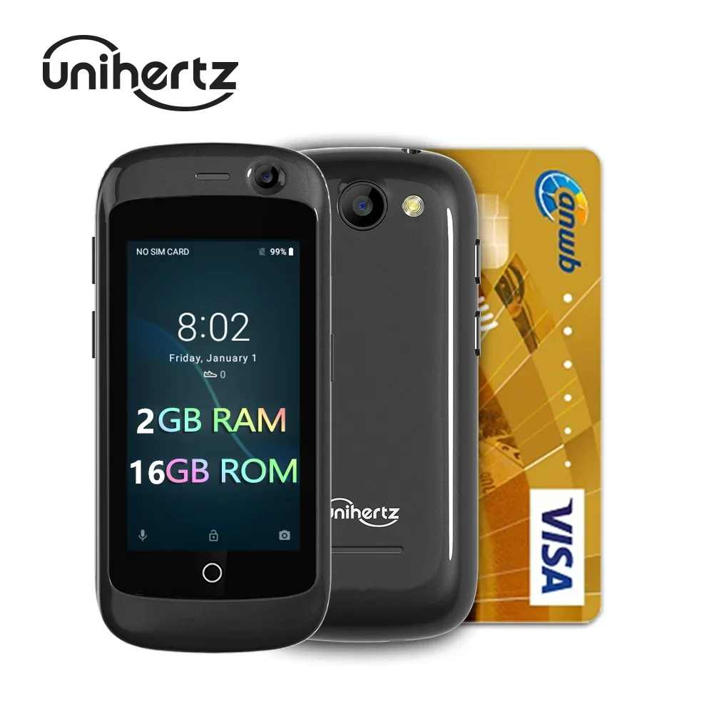 Супермини-смартфон Unihertz Jelly Pro, 2 ГБ ОЗУ, 16 ГБ ПЗУ, 2,45 дюйма ...