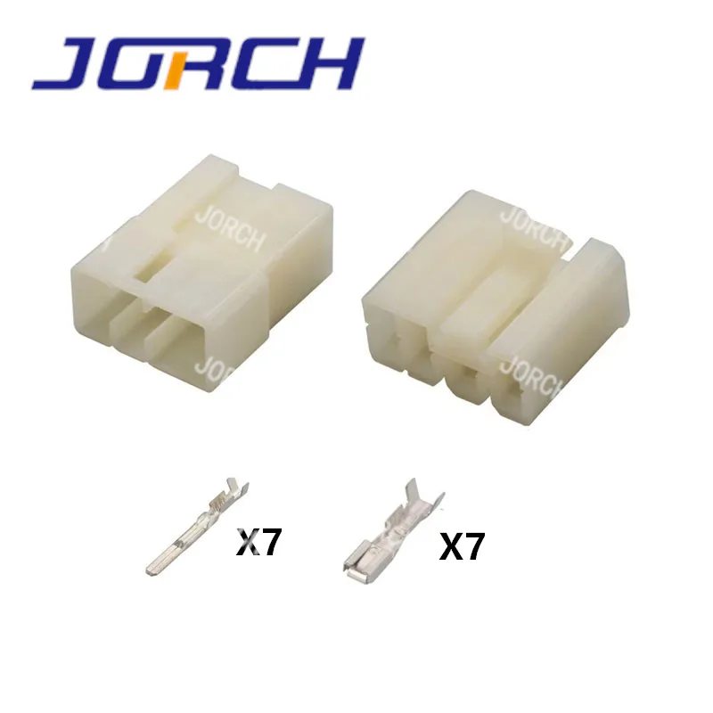 DJ7072-3-21 7 pin PA66 материал белый (вместо MG610203) гнездовой штекер автоматический разъем ...