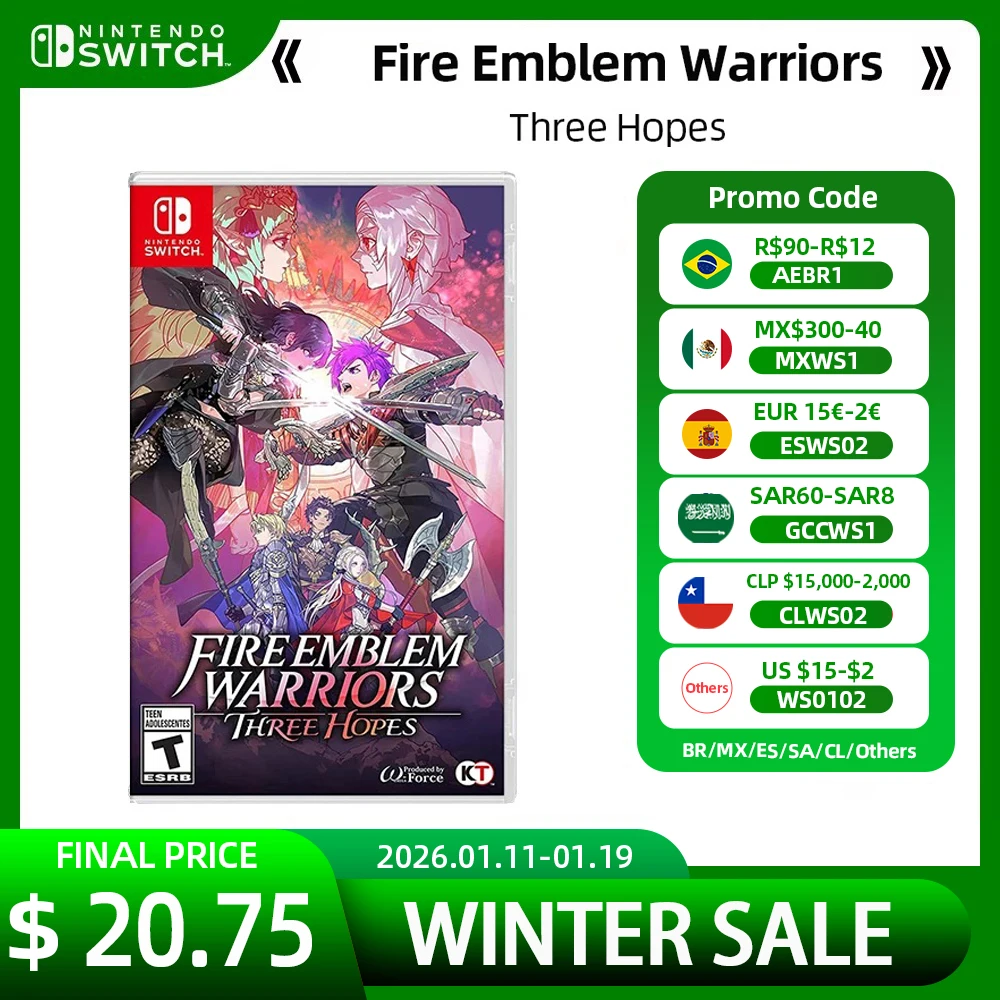 Nintendo Switch Fire Emblem Warriors Three Hopes игра | AliExpress