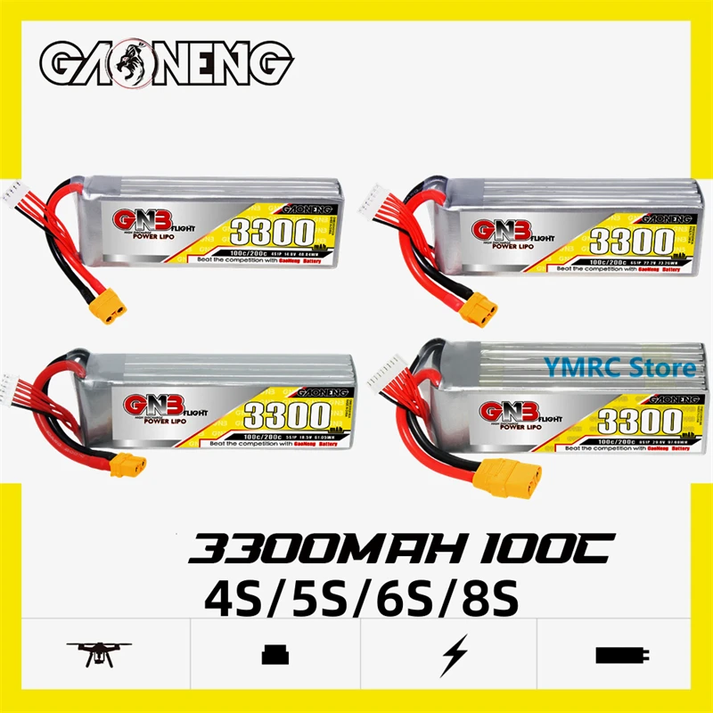 Gaoneng 3300mAh LiPo Аккумулятор для дрона | AliExpress