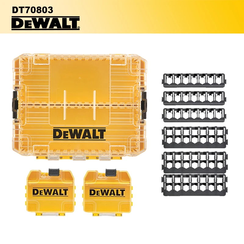 DEWALT DT70803 Large Storage Tool Box with Removable Dividers Small ...