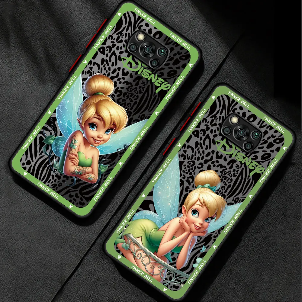 Disney Tinker Bell Phone Case for Xiaomi Poco C50 C51 C40 M5 M5s X5 X4 ...