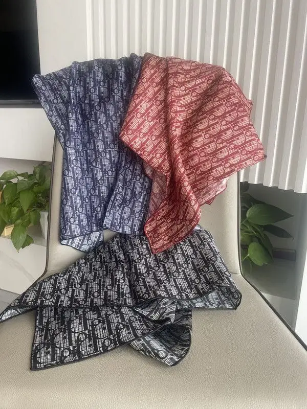 Шарф твилли DIOR | AliExpress