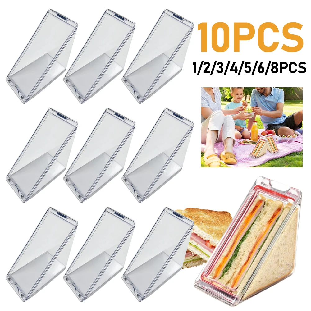 1-10 шт., пластиковые контейнеры для пищевых продуктов | AliExpress