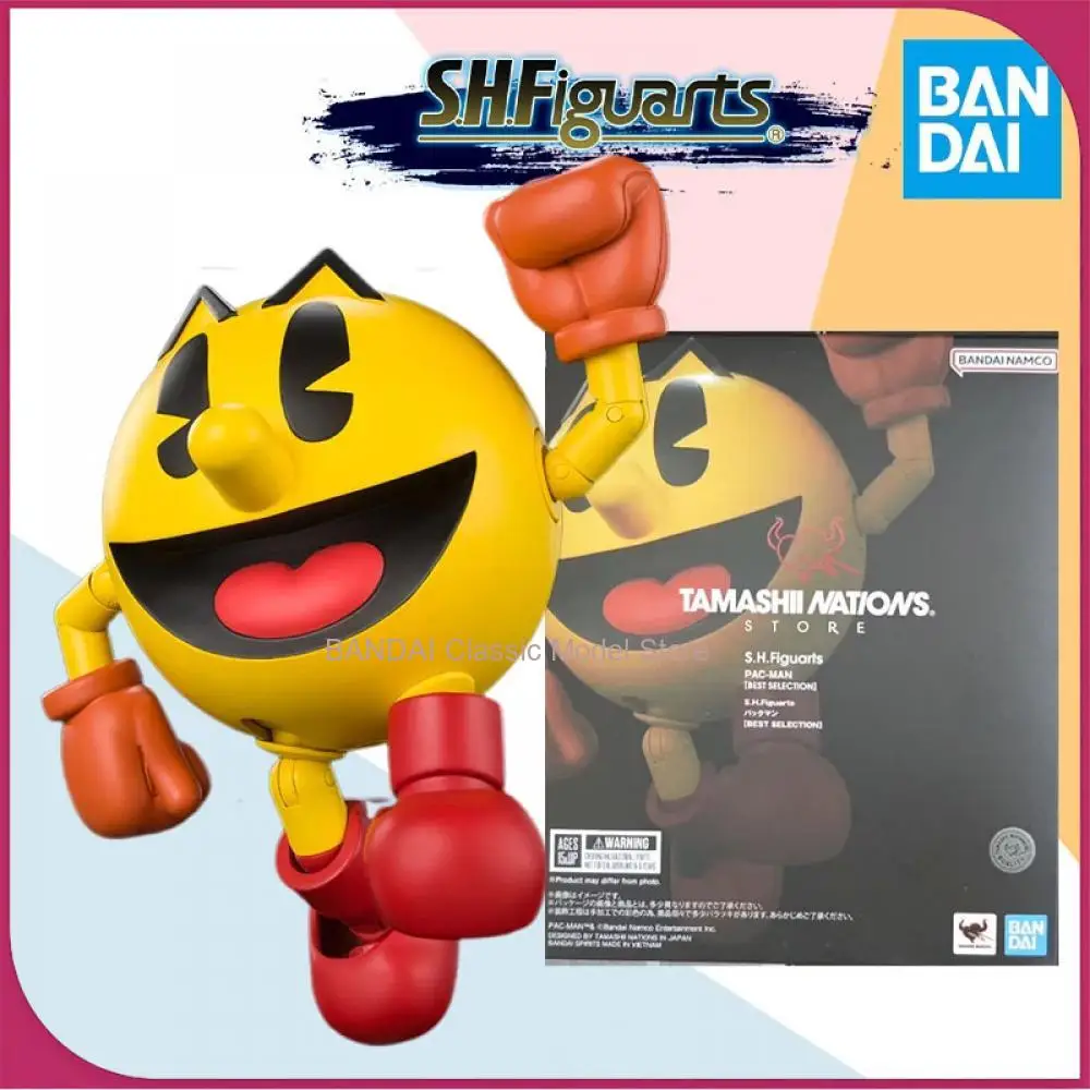 Bandai S.H.Figuarts SHF PAC MAN фигурка | AliExpress