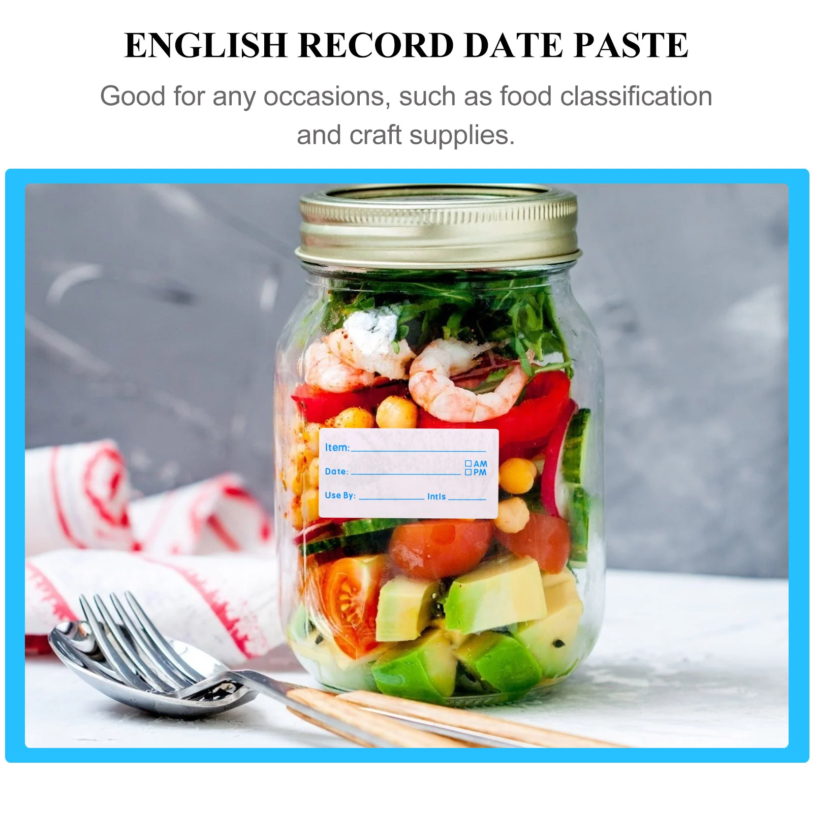 Food Storage Labels Adhesive Stickers Food Storage Sticker Sticker ...