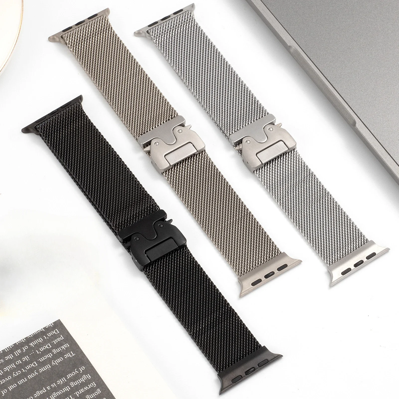 Ремешок «Миланская петля» для Apple Watch Ultra 2 1 49 мм Series 10 9 8 ...
