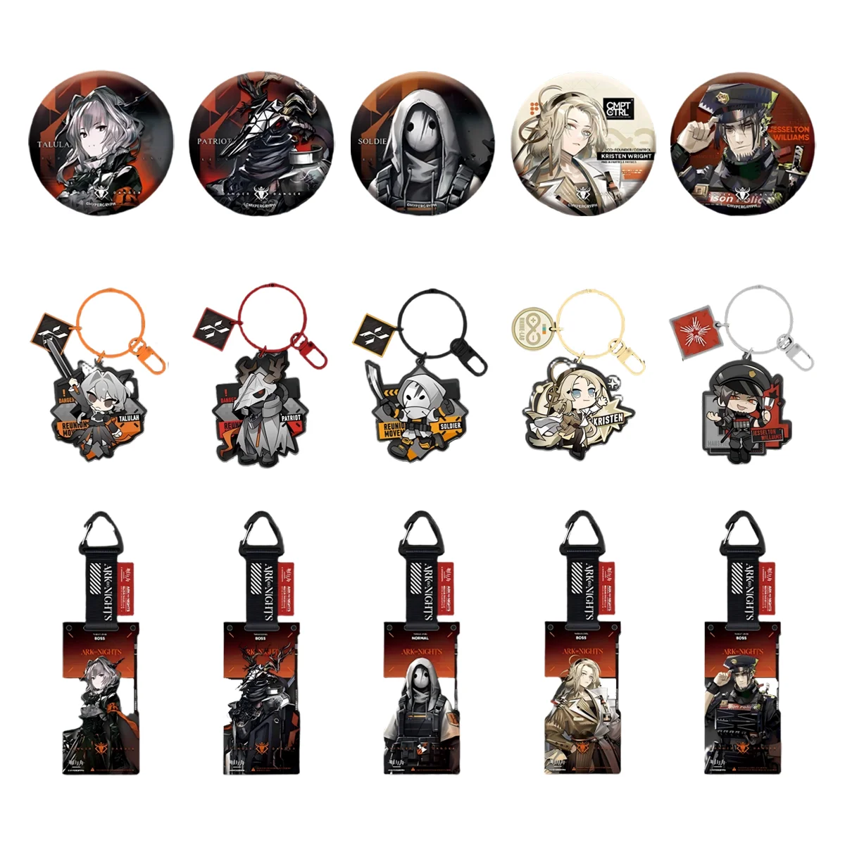 Брелок Sunsyea Arknights Buldrokkastee Jesselton Kristen Soldier ...