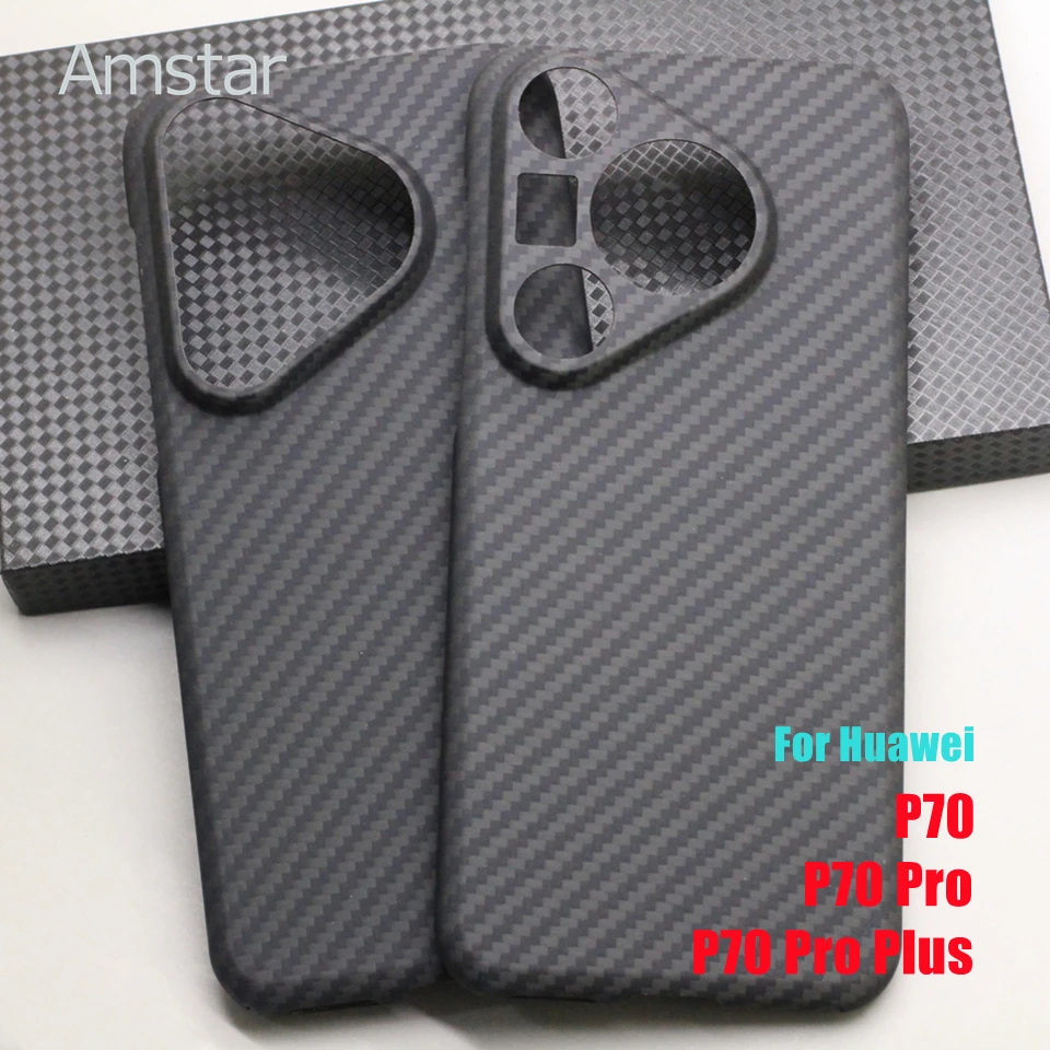 Чехол Amstar из углеродного волокна для телефона Huawei P70 / P70 Pro / P70 Pro Plus 600D ...